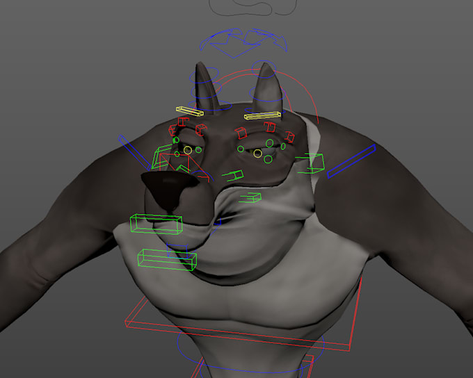 Characters rig and props 3d by Nacho314 | Fiverr