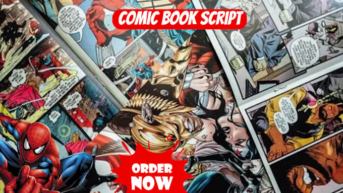 Write a comic book script for you by Digital_fortres | Fiverr