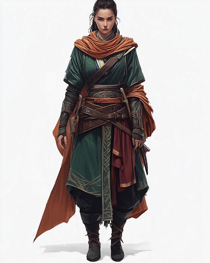 Create dnd character art fantasy charecter and book cover by Petermrfe ...