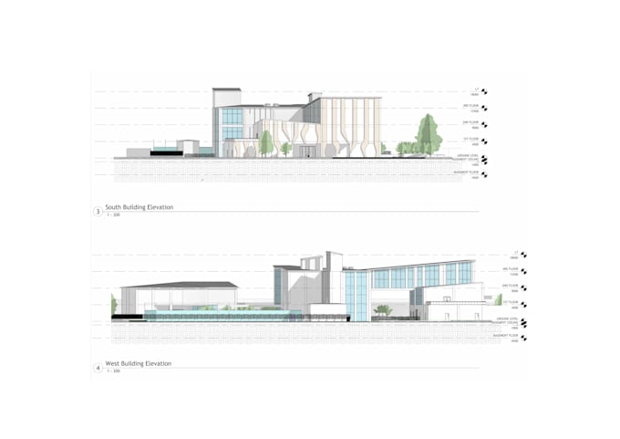 Draft section views for your building in autocad by A_khalid_msts | Fiverr