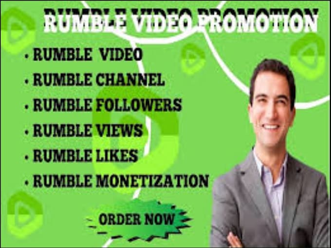 Organically promote rumble channel, rumble monetization, rumble video ...
