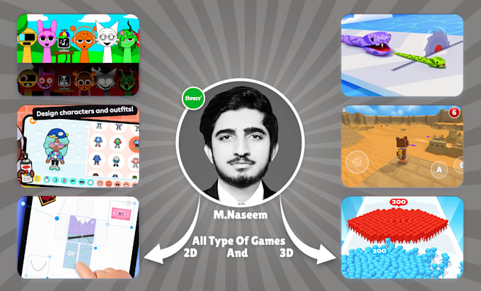 Design and develop stunning 2d and 3d games in unity for mobile and pc ...