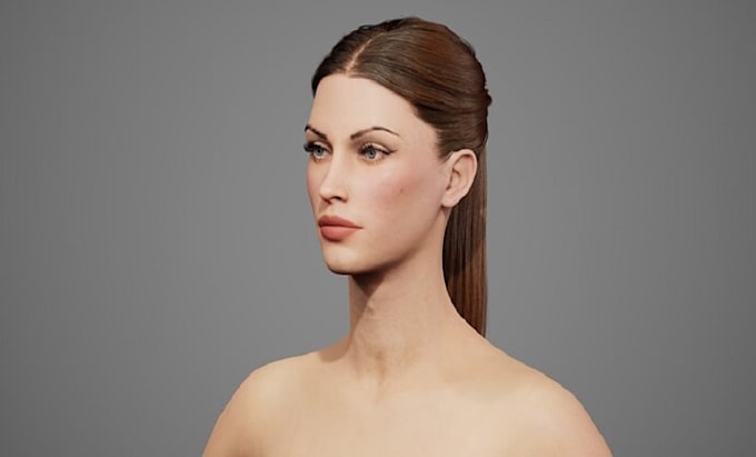 Create realistic 3d hair groom unreal metahuman 3d metahuman unreal engine by Zihnatart | Fiverr