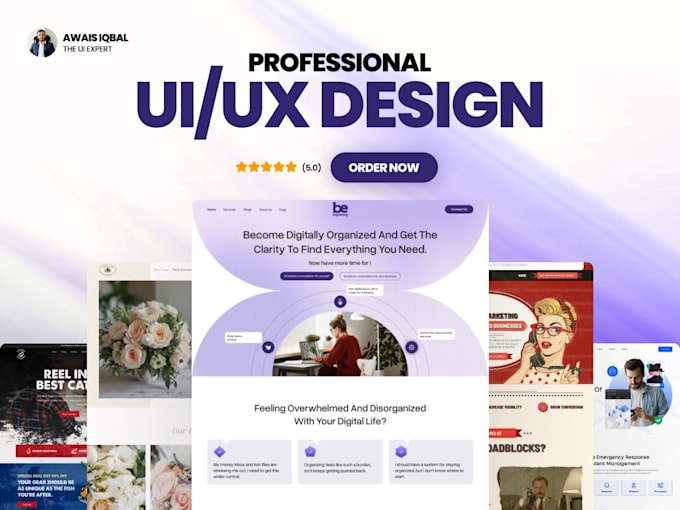 Do functional figma ui ux design, mobile app ui ux, landing page, website design by Collins_matt ...