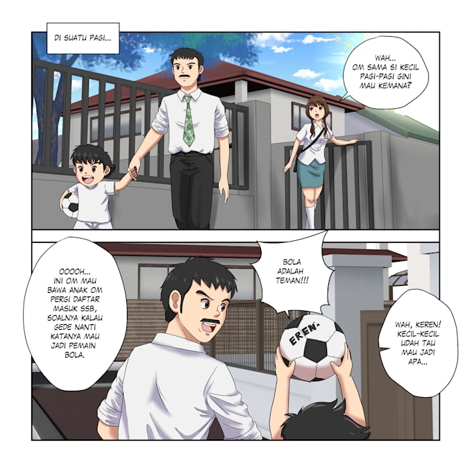 Create custom comic strip for you by Sagixagika | Fiverr
