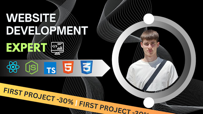 Do website development as frontend and full stack web developer by Illia_zaharenko | Fiverr