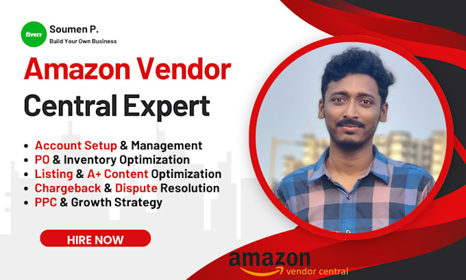 Be your amazon vendor central expert by Soumen_159 | Fiverr