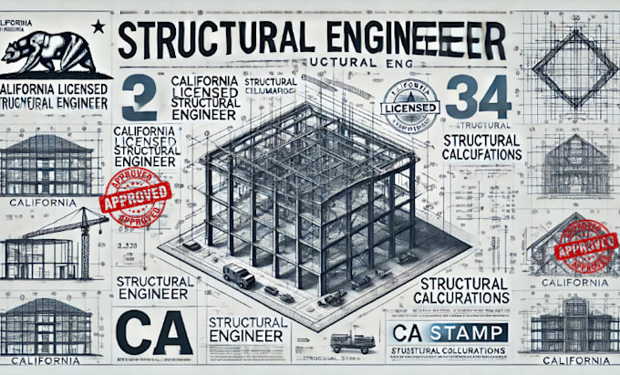Do california licensed, structural engineer, ca stamp, structural ...