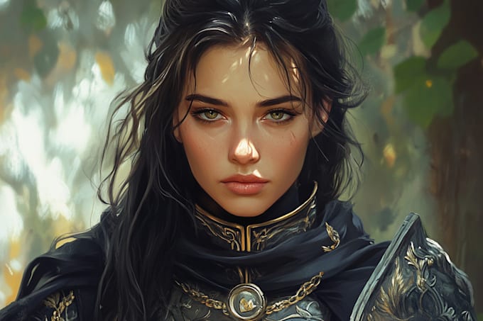 Design realistic fantasy dnd character illustration by Lithiakillian ...