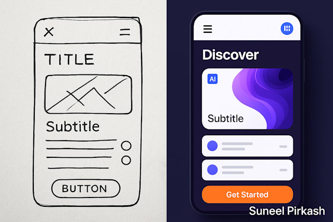 Create ai powered figma prototypes, mockup designs by Hirtikkumar1288 ...