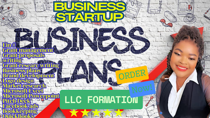 Llc formation, design, logo, business card by Ngalulantambwe | Fiverr