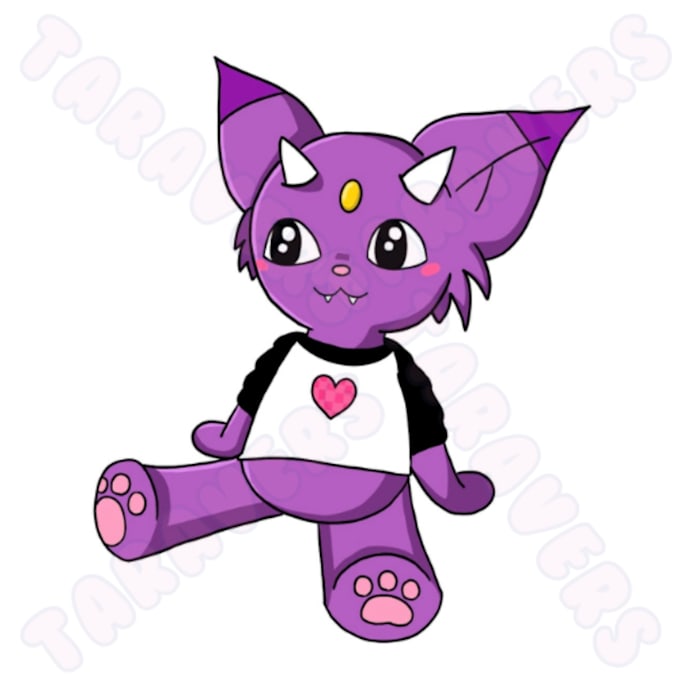 Hand draw any illustration in cute and authentic art style by Taravers ...