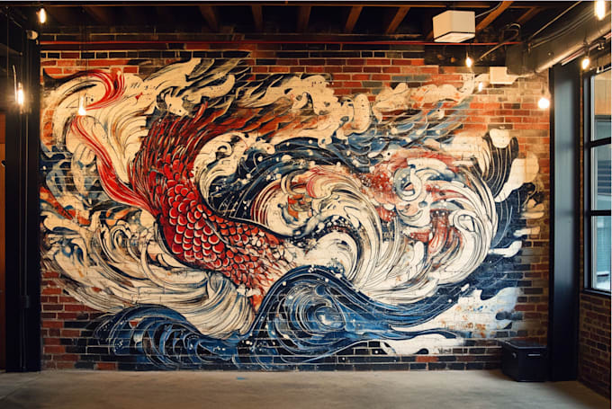 Create custom graffiti art designs murals and wall arts by Levellnox ...