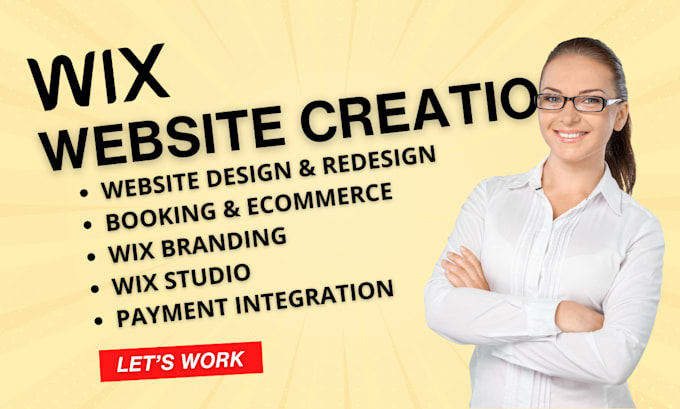 Design wix website redesign wix website create edit build wix booking ...