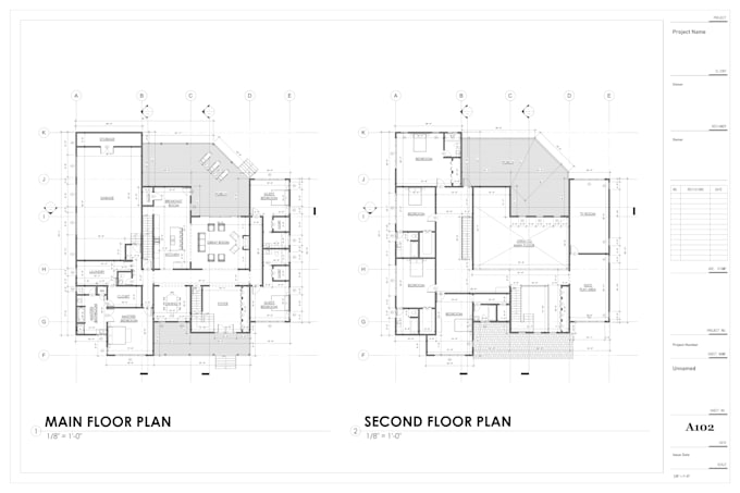Draw permit drawing set for home additions, remodel in cadd by ...