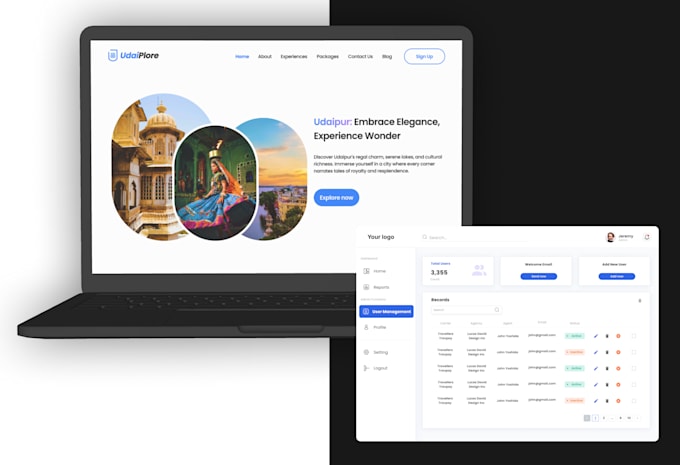 Create outstanding websites ui design by Tavindesigns | Fiverr