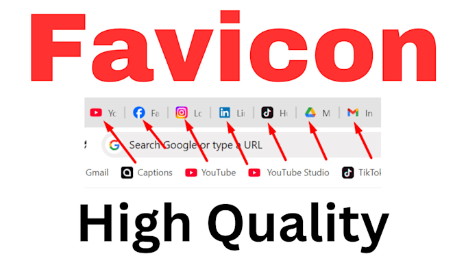 Design modern favicon for you by Hunainarfan | Fiverr