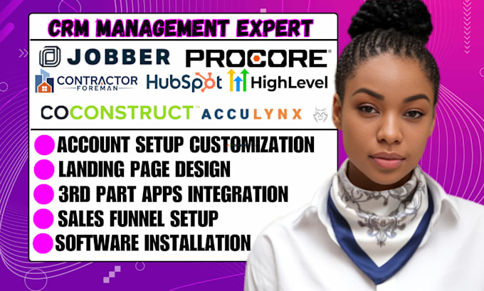 Setup buildertrend contractor foreman acculynx jobber jobnimus procore plangrid by Toluwanimiia ...