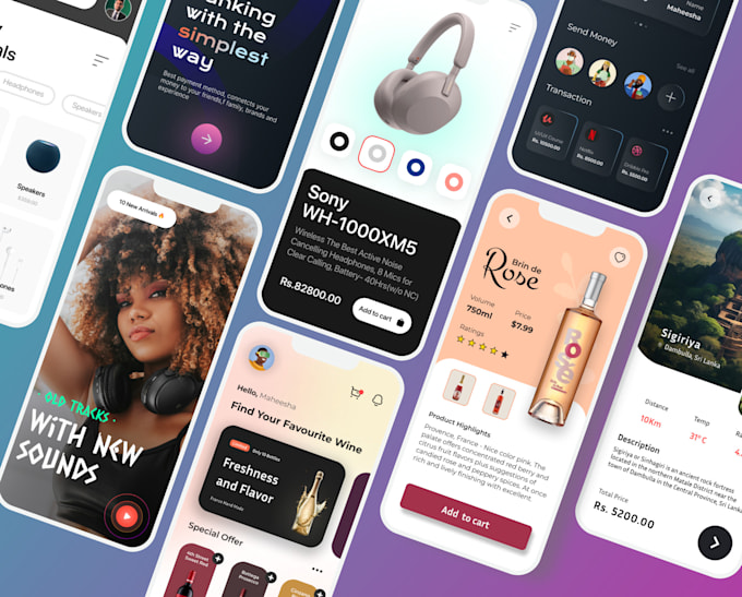 Design modern uiux for mobile app and website in figma by Studio_dinuka | Fiverr