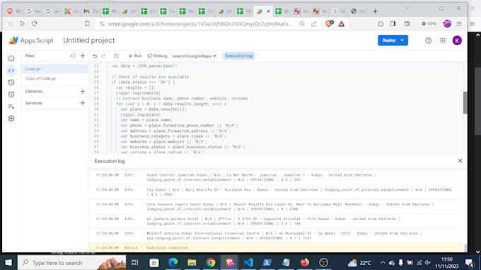 Create a google appscript and big query integrated project by Anto_bazuu | Fiverr