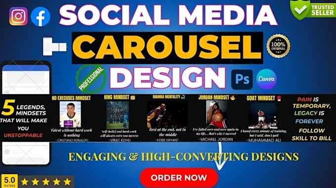 Design viral instagram carousels to grow your audience fast by ...