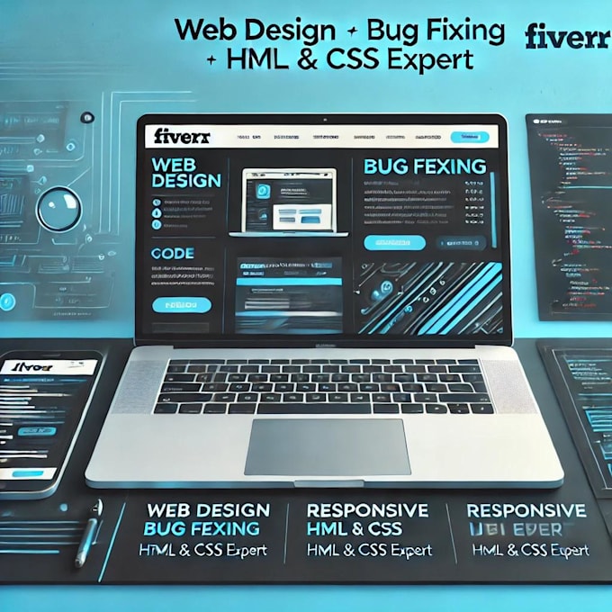 Create a responsive site with html, css, and javascript by ...