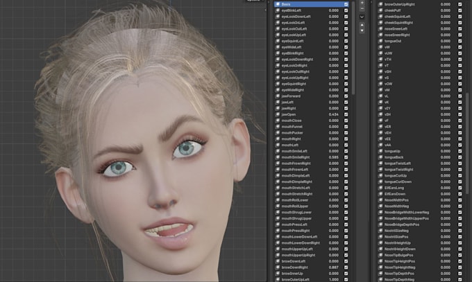 Make 52 arkit blendshapes for all in one facial rigging, mocap and ...