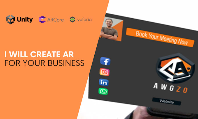 Create augmented reality solutions for marketing and promotion by Ahmed_waleed18 | Fiverr