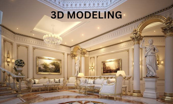 Do 3d model house, 3d exterior home, interior design,3d architectural rendering by Engineer ...
