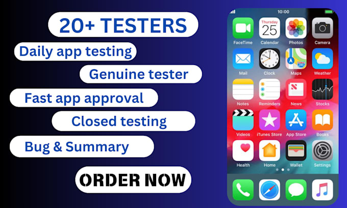 Provide 12 or 20 real testers for google play closed testing with ...