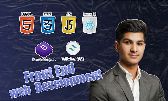 Do Responsive Frontend Web Development With Html Css React Tailwind