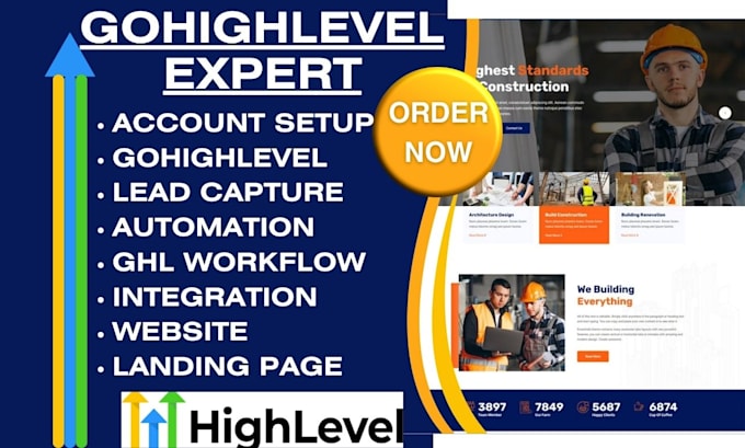 Setup gohighlevel crm go high level automation ghl workflow integration website by Crmdigitalz ...