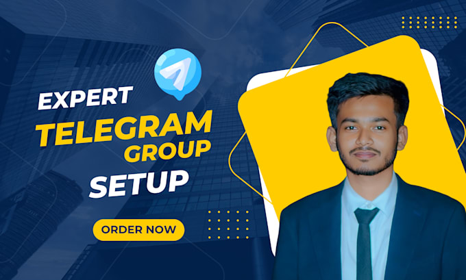 Professionally setup and optimize your telegram group or channel by Kibria223 | Fiverr
