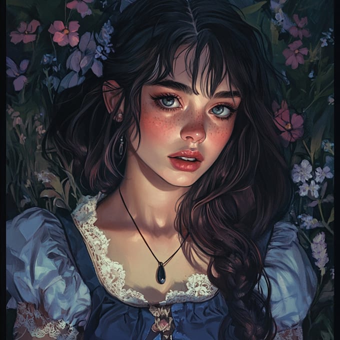 Draw anime character fan art illustration for you by Cecillip | Fiverr