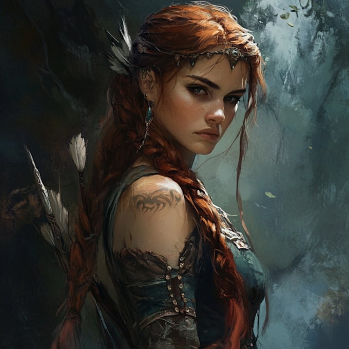 Design unique fantasy character art for your project by Southsloe | Fiverr