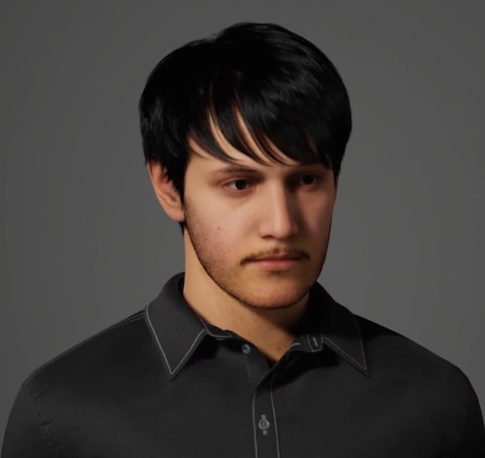 Create realistic 3d metahuman hair 3d hair groom, xgen hair unreal ...