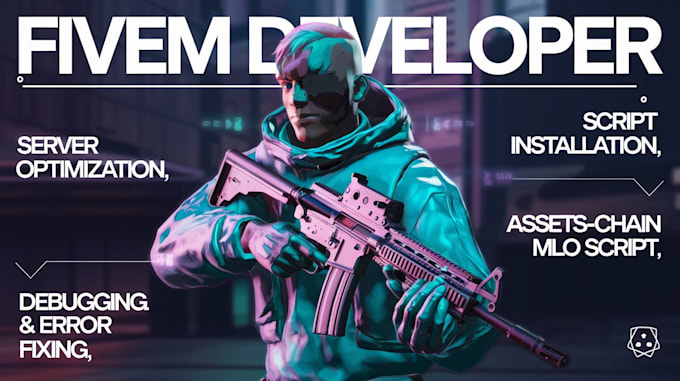 Do animated logo, banner for fivem and discord server, loading screen ...