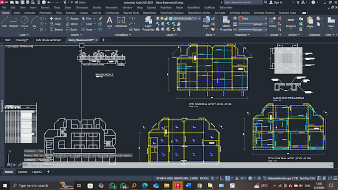 Civil engineering detailed drawings in autocad and archicad by ...
