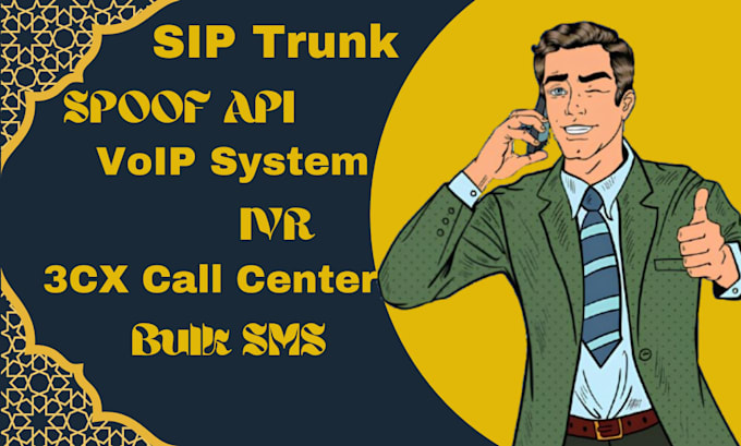 Auto dialer, sip trunk, voip system, 3cx call center, ivr, bulk sms, spoof api by Timis75 | Fiverr