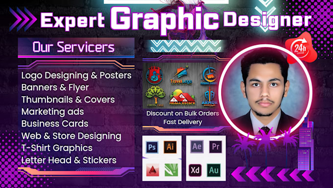 Do graphics designing according to your need by Ubaid_90 | Fiverr