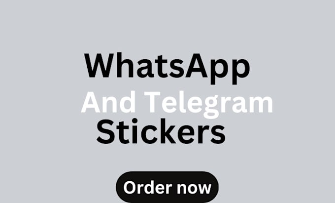 Create animated whatsapp and telegram stickers by Akindesammy | Fiverr