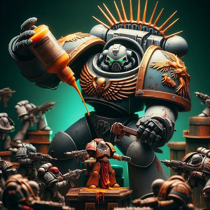 Create your warhammer 40k art for you by Donaliley | Fiverr