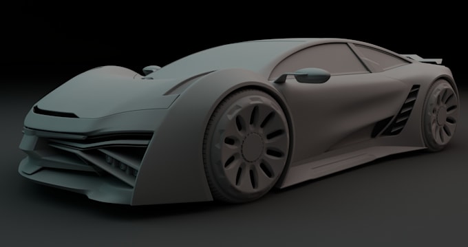Do 3d car modeling, 3d car design, 3d vehicle model car rendering ...