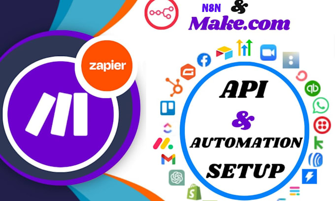 Automate your workflow with n8n, api integration and zapier by Damilarray | Fiverr