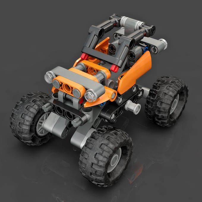 Design custom lego technic car model,lego set design,lego,pdf manual ...
