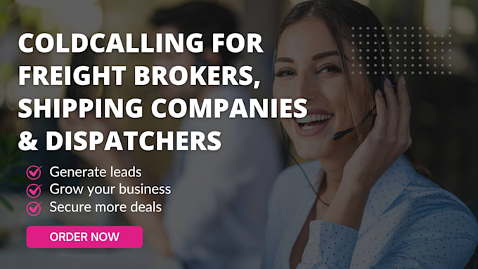 Cold calling, freight brokers, shipping companies, dispatchers, phone ...