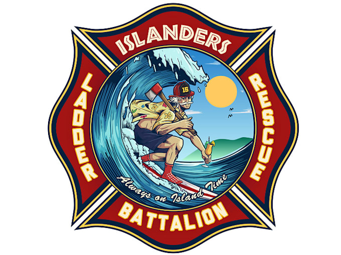 Design awesome firefighter logo by Diaze_dyna | Fiverr