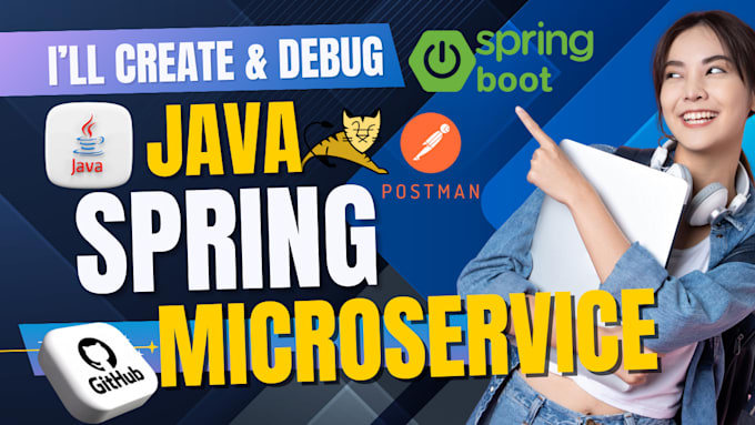 Create and debug microservices, rest api using java, spring boot in 24 hours by Awaisrazachanna ...