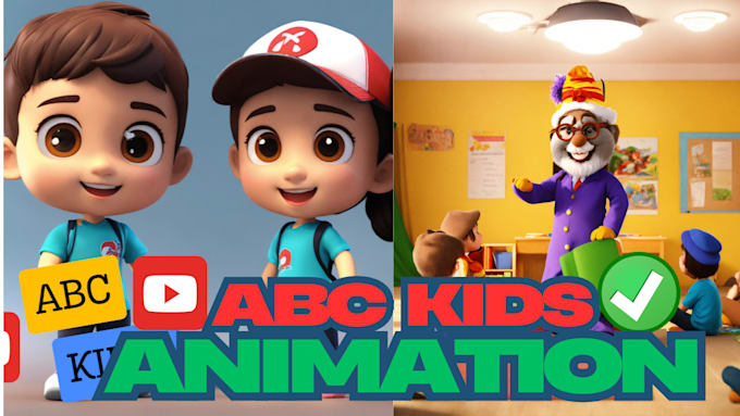 2d 3d stop motion animation for kids, nursery rhymes, kids learning ...