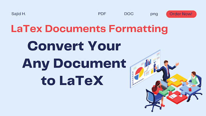Convert any document, pdf, handwritten pages, or png into latex overleaf by Champy_writer | Fiverr